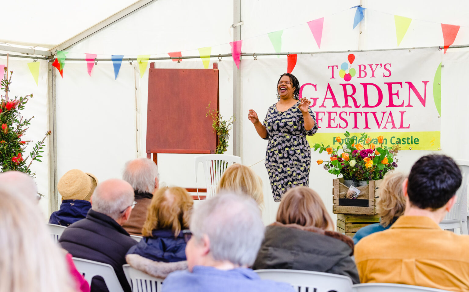 Who's speaking when? - Powderham Castle 2 & 3 May 2025